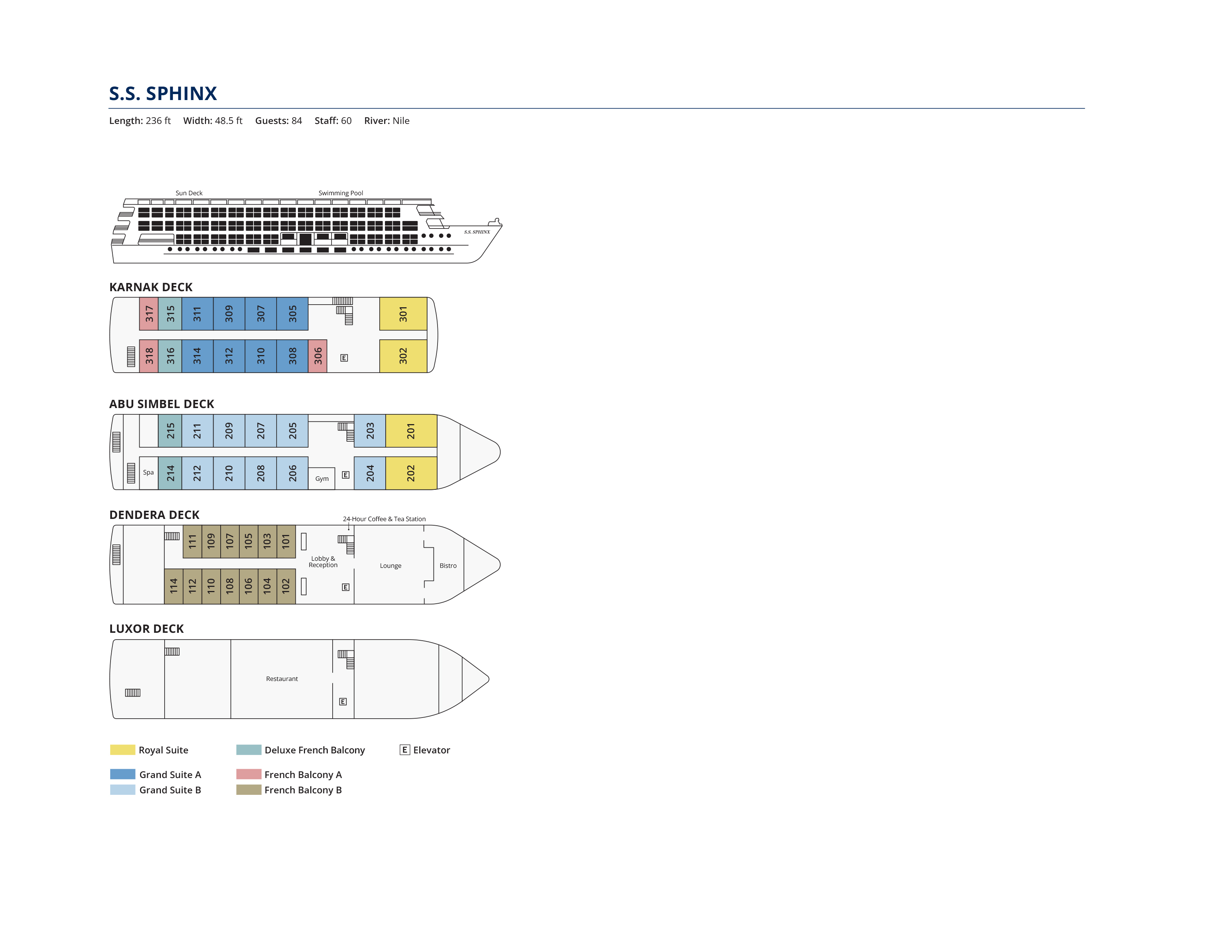 S.S. Sphinx | Ships | Uniworld River Cruises