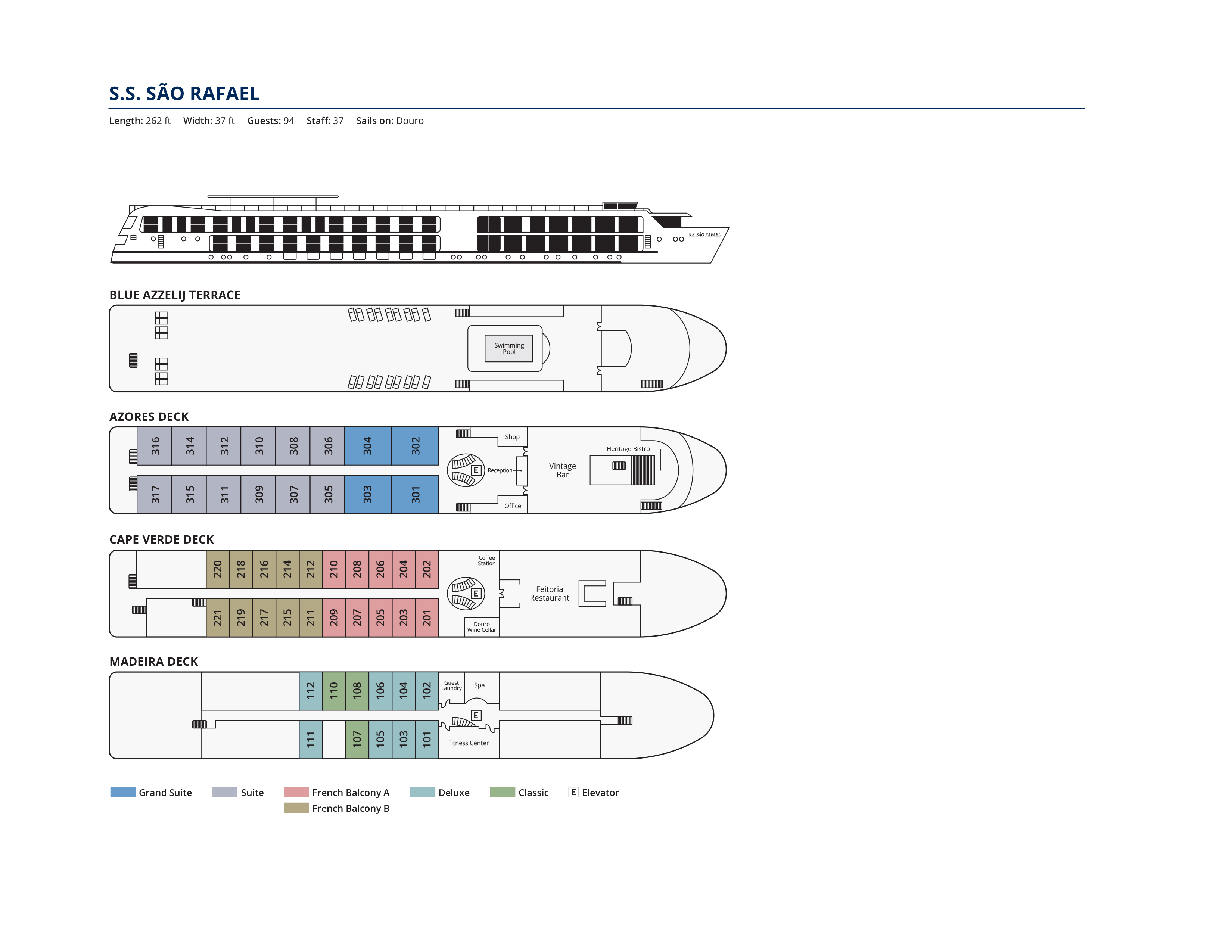 S.S. São Rafael | Ships | Uniworld River Cruises